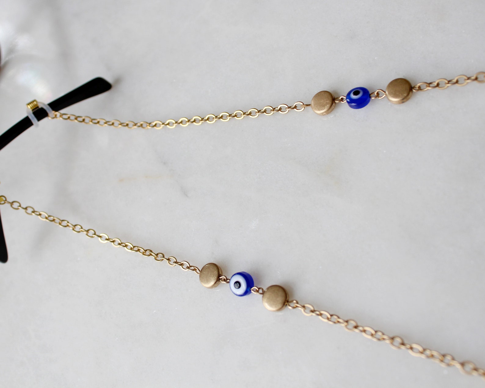 Blue Eyes Beads Maskglasses Chain. Eyes Mask Chain. Boho - Etsy