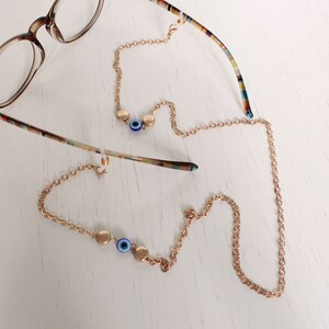 Blue Eyes Beads Mask+glasses Chain. Eyes Mask Chain. Boho Hippie Mask ...