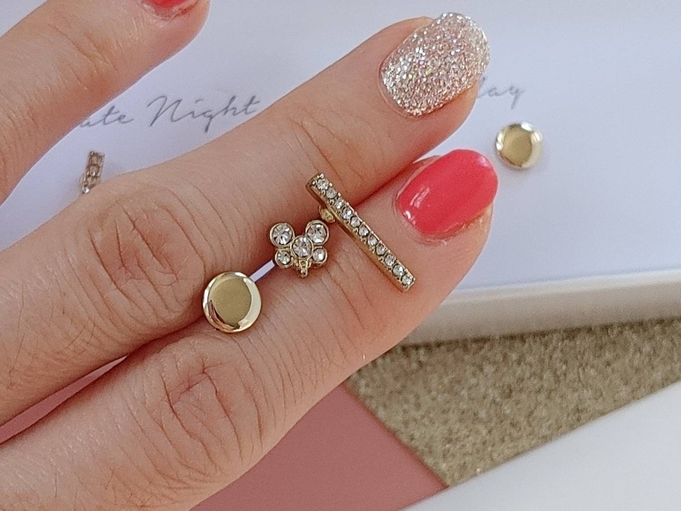 Boxed Earring Gift Set/everyday Mini Gemstone - Etsy