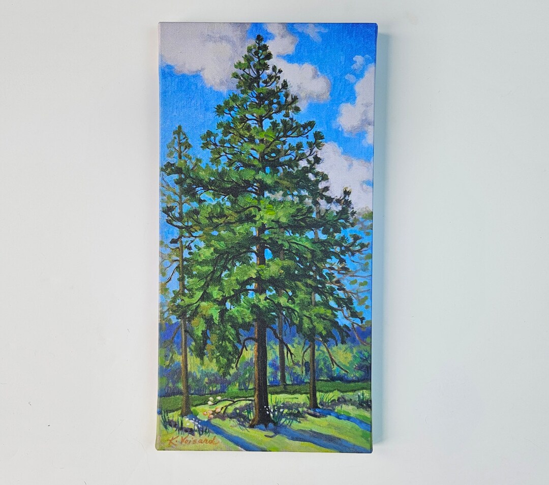 Pine Tree Study - Etsy