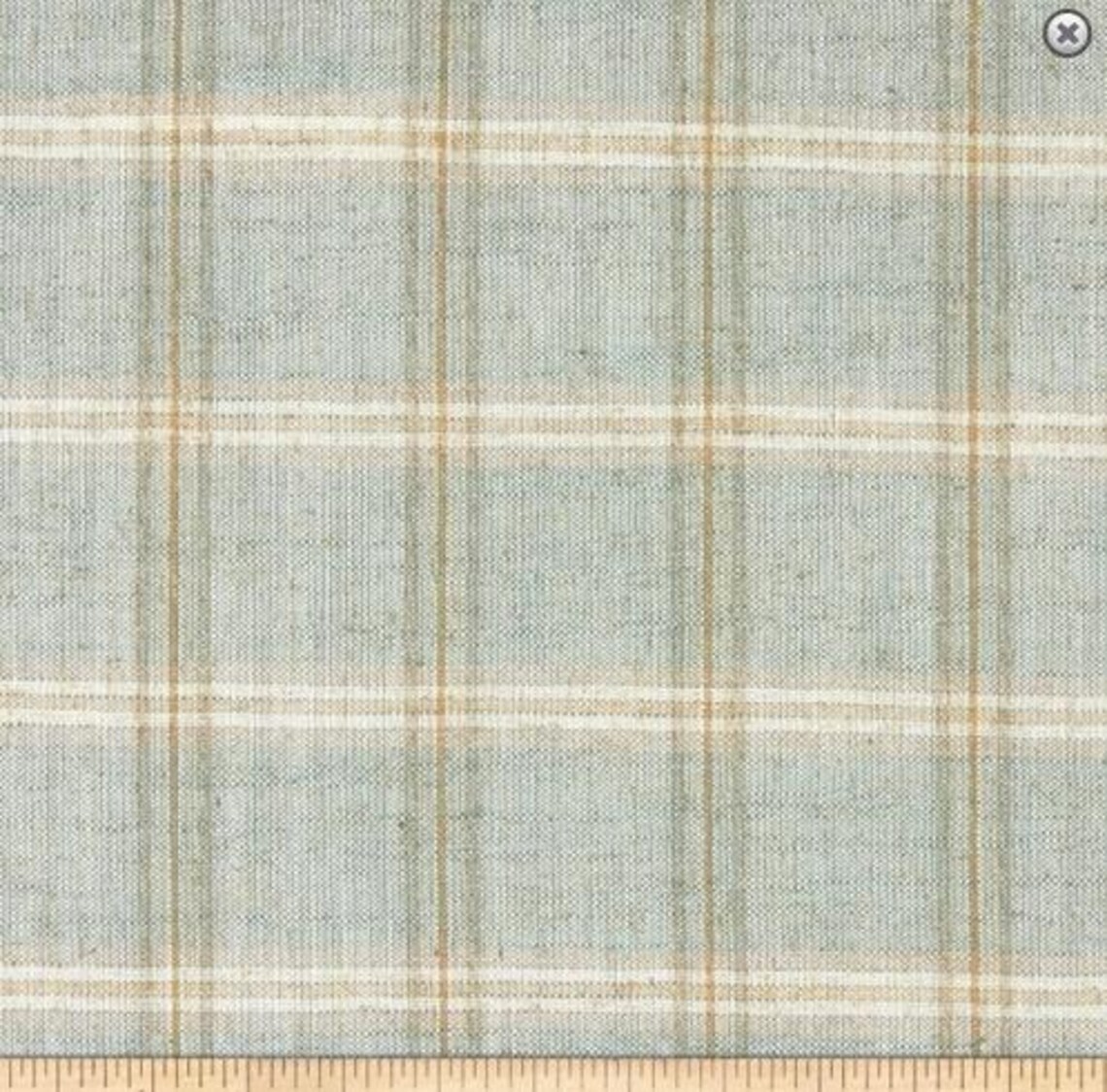 P Kaufmann Woven Check Plaid Zen Spa Blue Green Purchase by the Yard ...