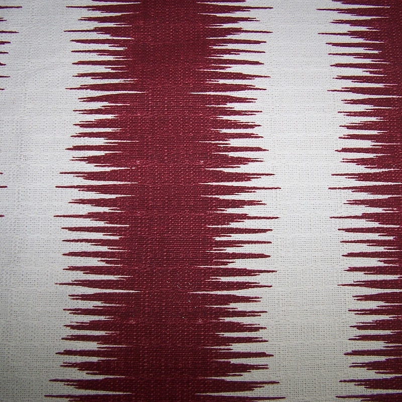 Red Ikat Fabric - Etsy