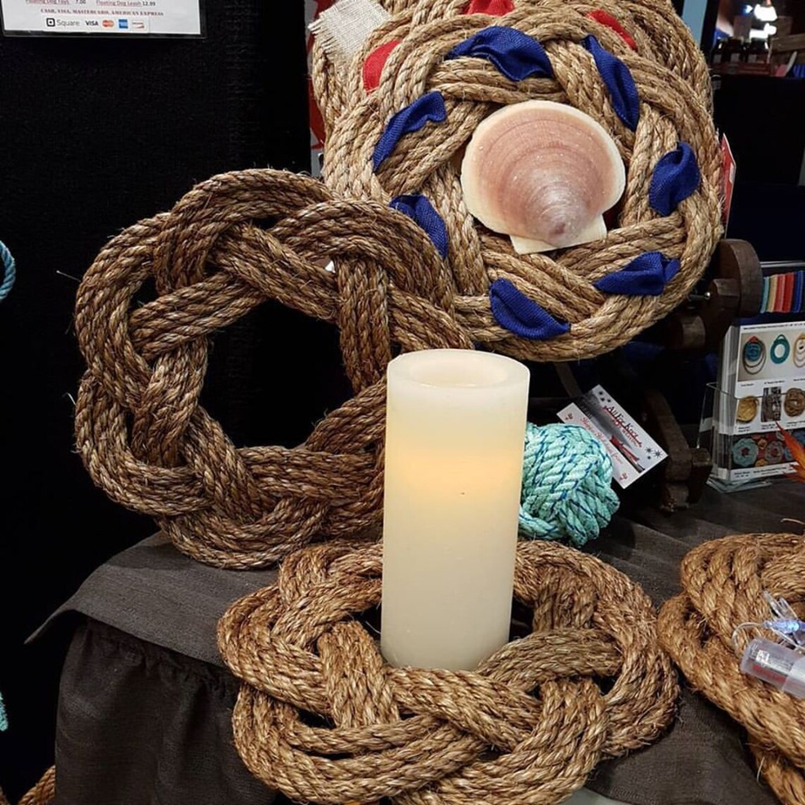 Pure Manila Rope Sailor Wreath - Etsy Canada