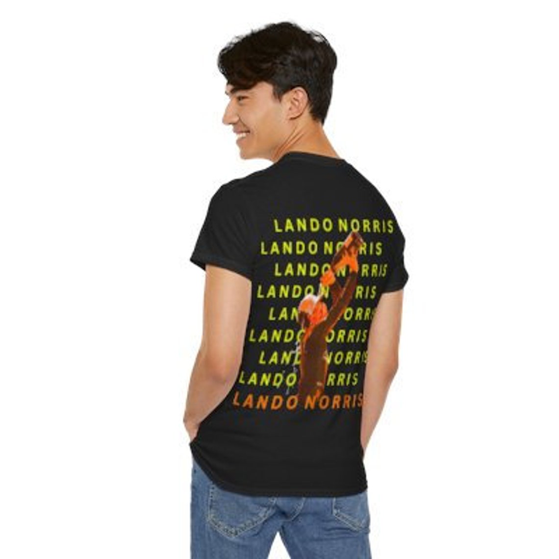 Lando Norris Mclaren F1 T-shirt | Neon Graphic Racing Apparel - Etsy