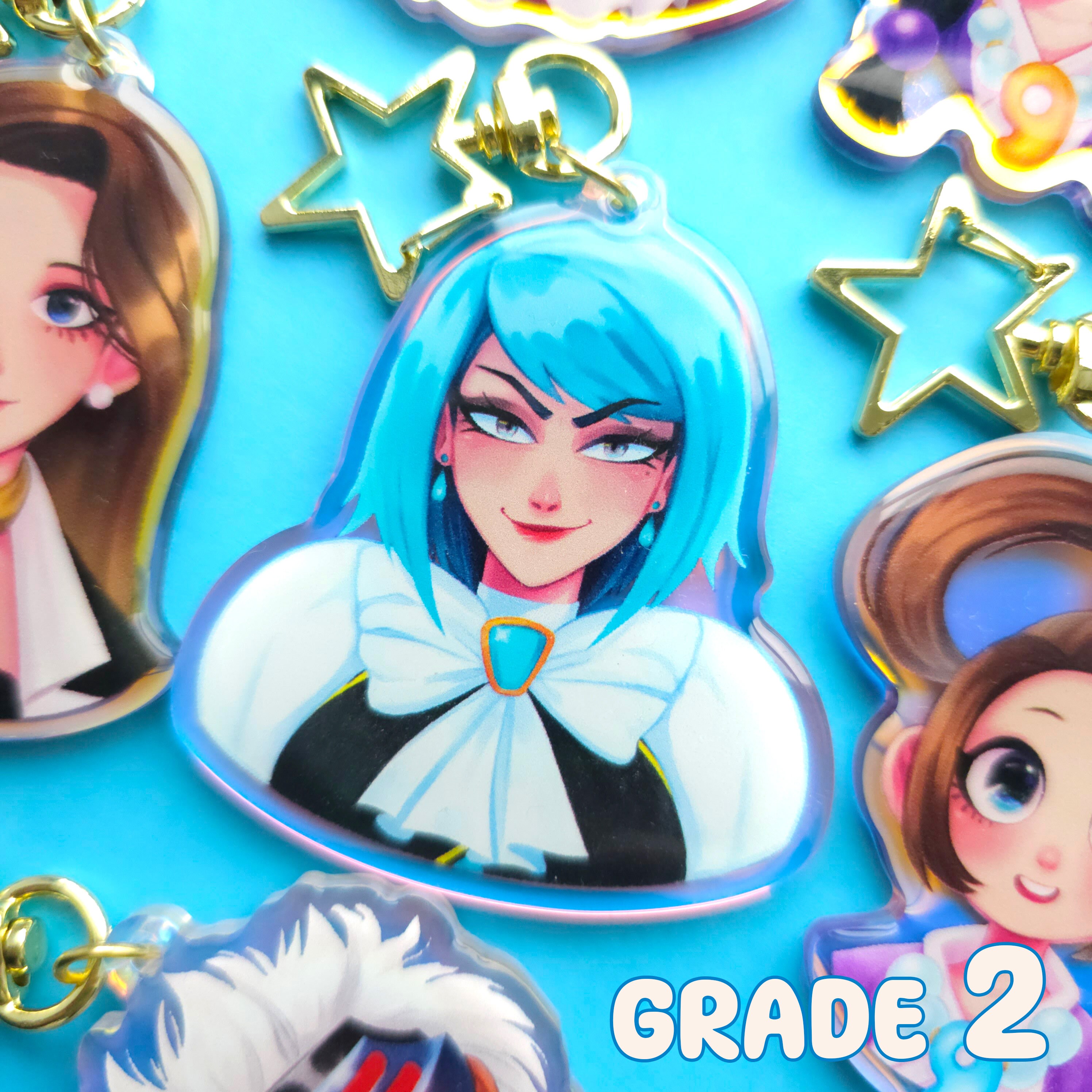 GRADE 2 Phoenix Wright Ace Attorney Trilogy Rainbow Holographic Epoxy ...