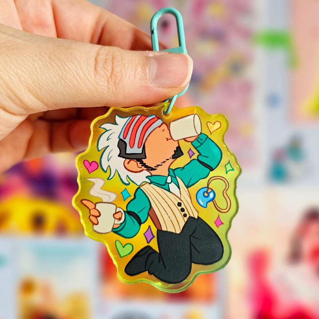 Godot Diego Armando Phoenix Wright Ace Attorney Chibi Colourful ...