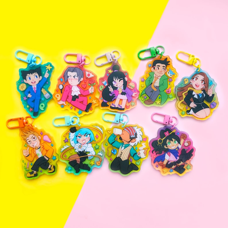 Godot Diego Armando Phoenix Wright Ace Attorney Chibi Colourful ...
