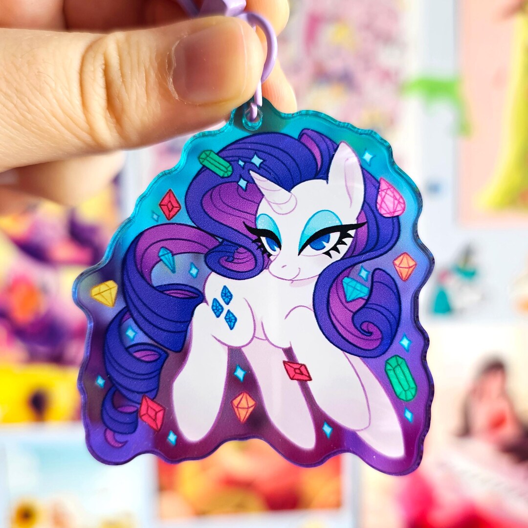 Rarity MLP Friendship is Magic Gen 4 Colourful Gradient Acrylic ...