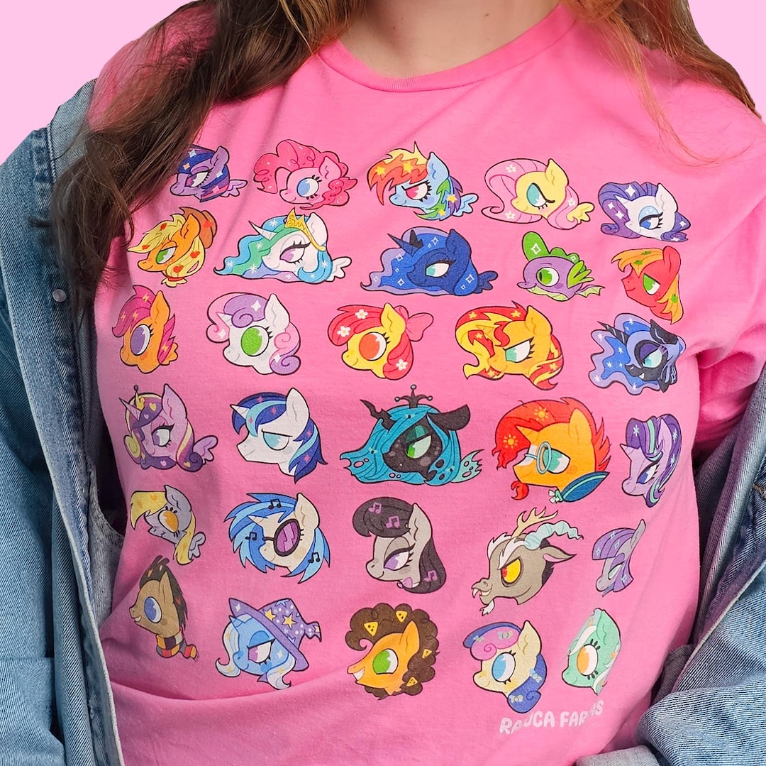 MLP Friendship is Magic Gen 4 T-shirt Fluttershy, Twilight Sparkle ...