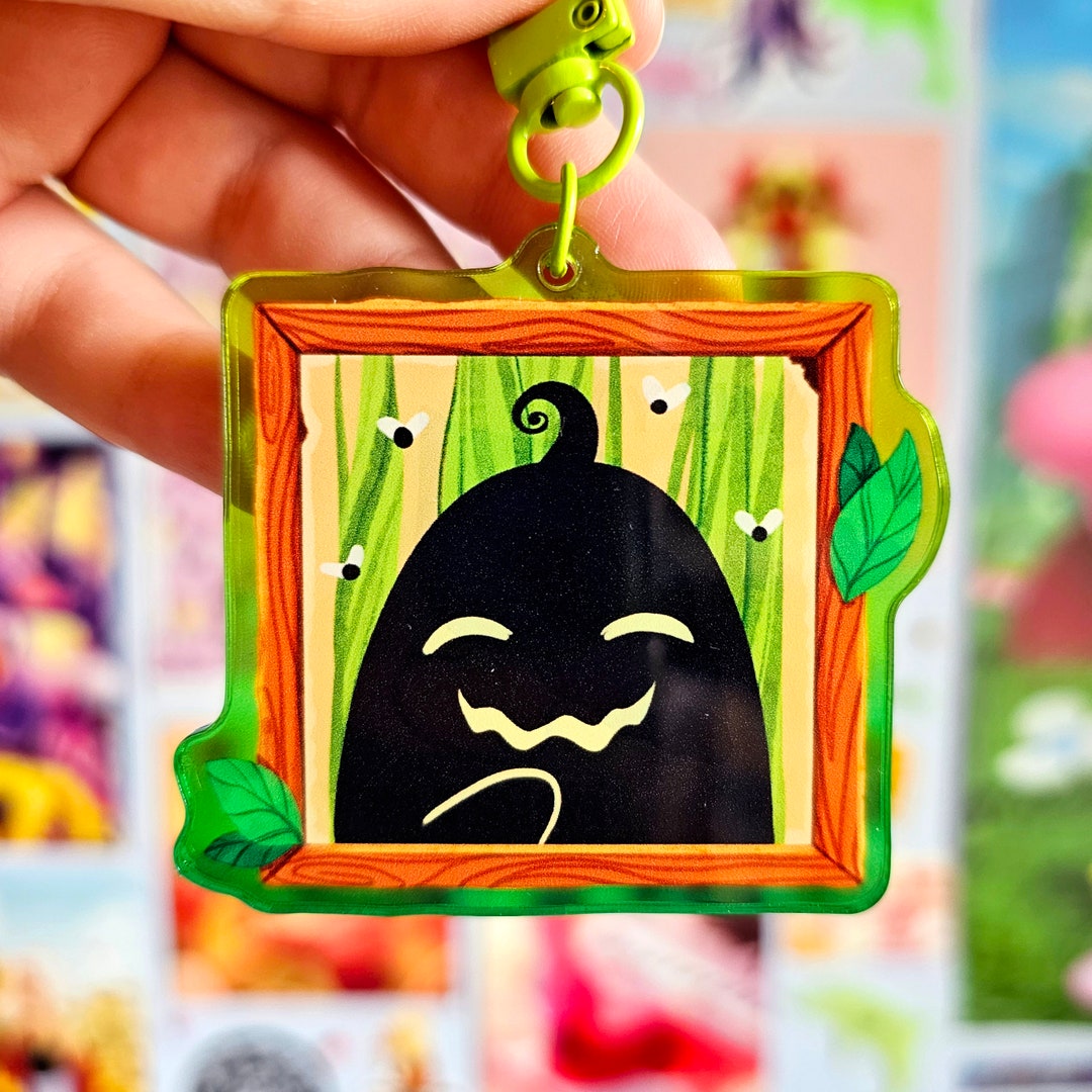 Krobus Stardew Valley Bachelor Portrait Keychain Charm - Etsy