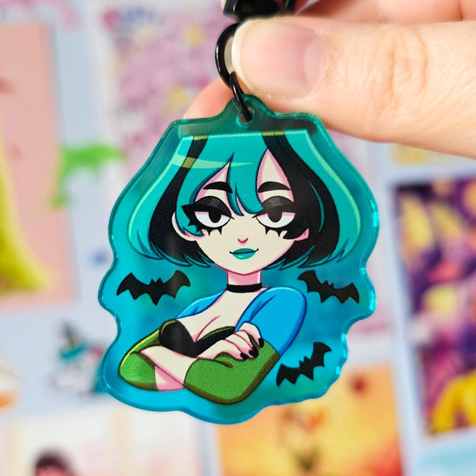 Total Drama Island Colourful Gradient Acrylic Keychains Duncan, Gwen ...