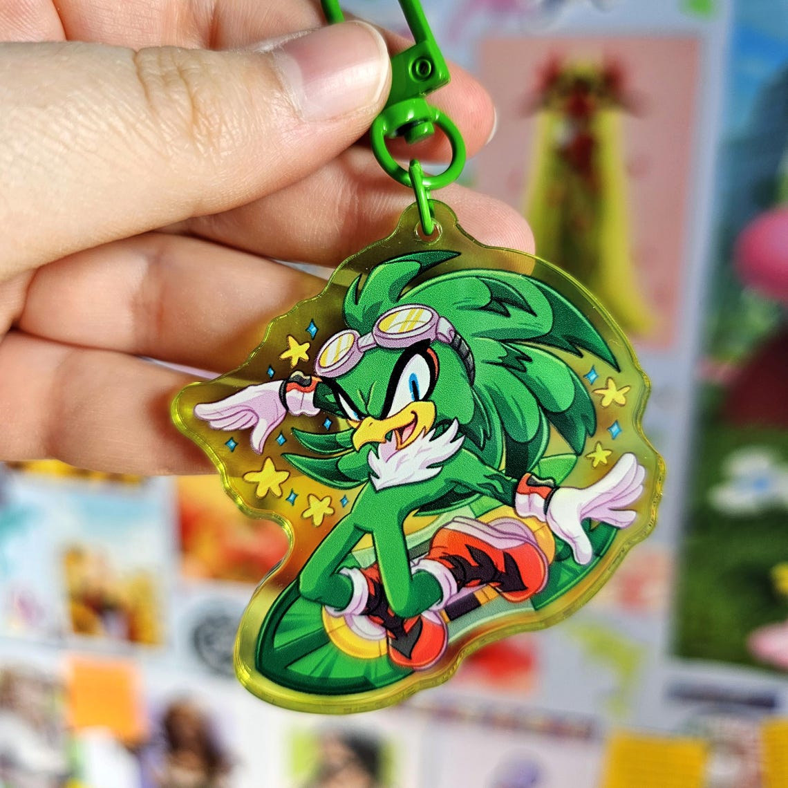 Wave the Swallow Babylon Rogues Colourful Gradient Acrylic Keychain ...