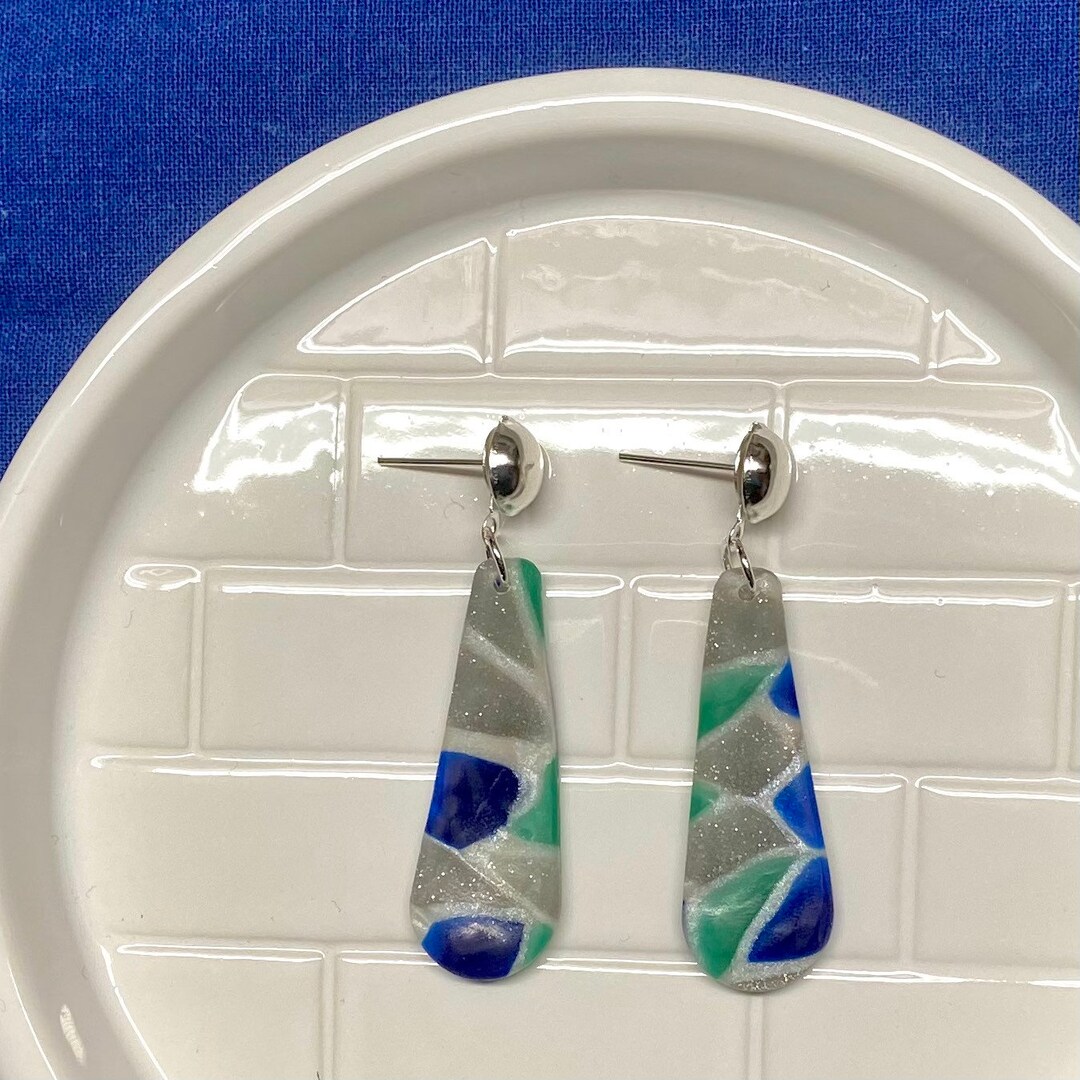 Stained Glass in Translucent Sea Glass Colors - Etsy
