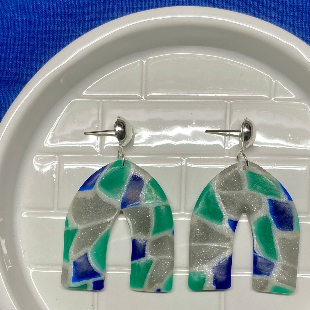 Stained Glass in Translucent Sea Glass Colors - Etsy