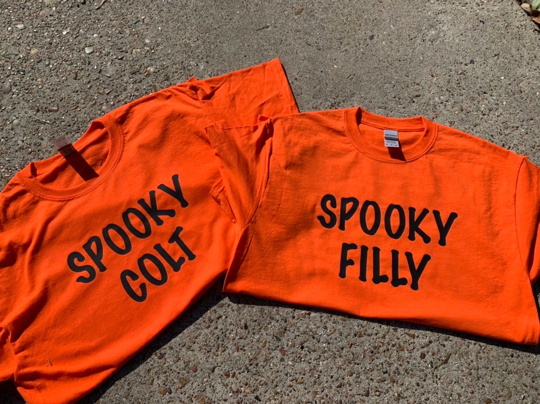 Halloween Horse Spooky Colt Filly Shirt Equine Amateur Cowgirl - Etsy