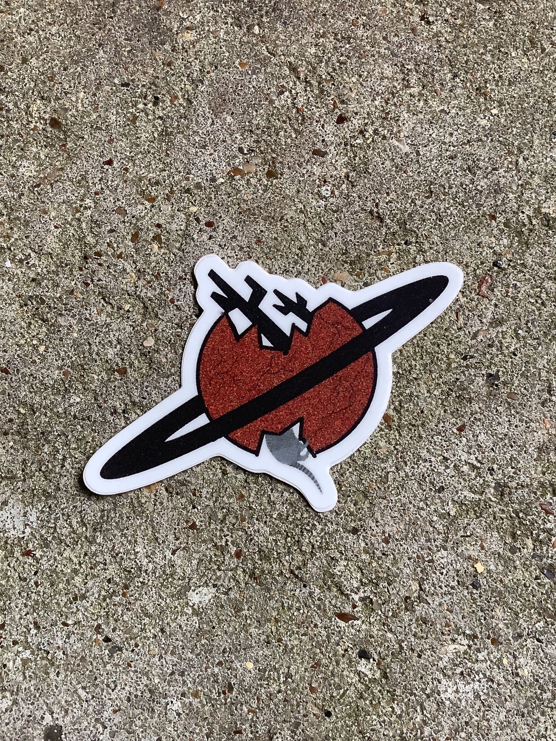 Western Saturn Sticker / Cactus Armadillo - Etsy