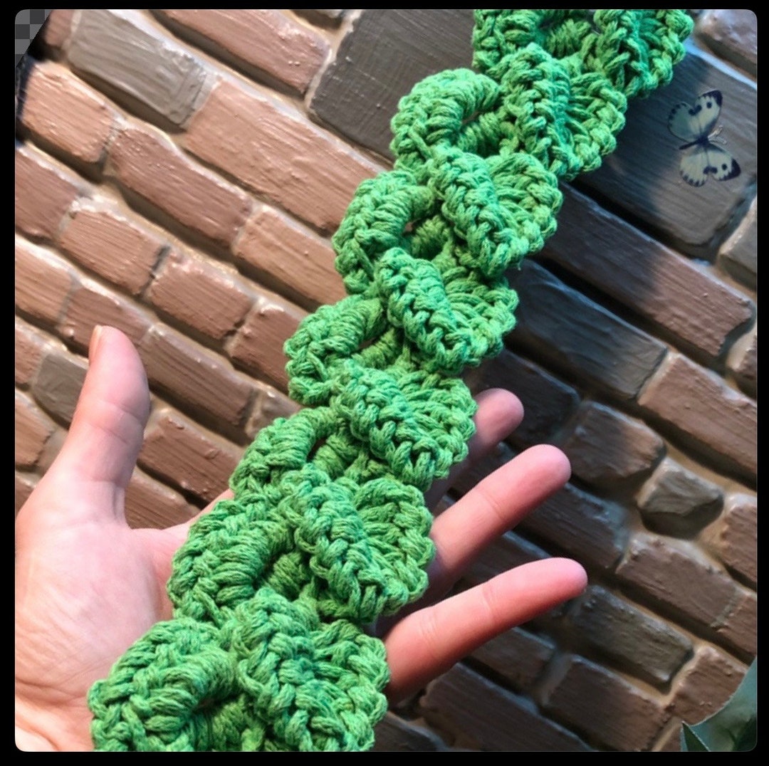 Handmade Crochet Gecko Leafy Vine Climbing Bridge Vivarium Decor - Etsy