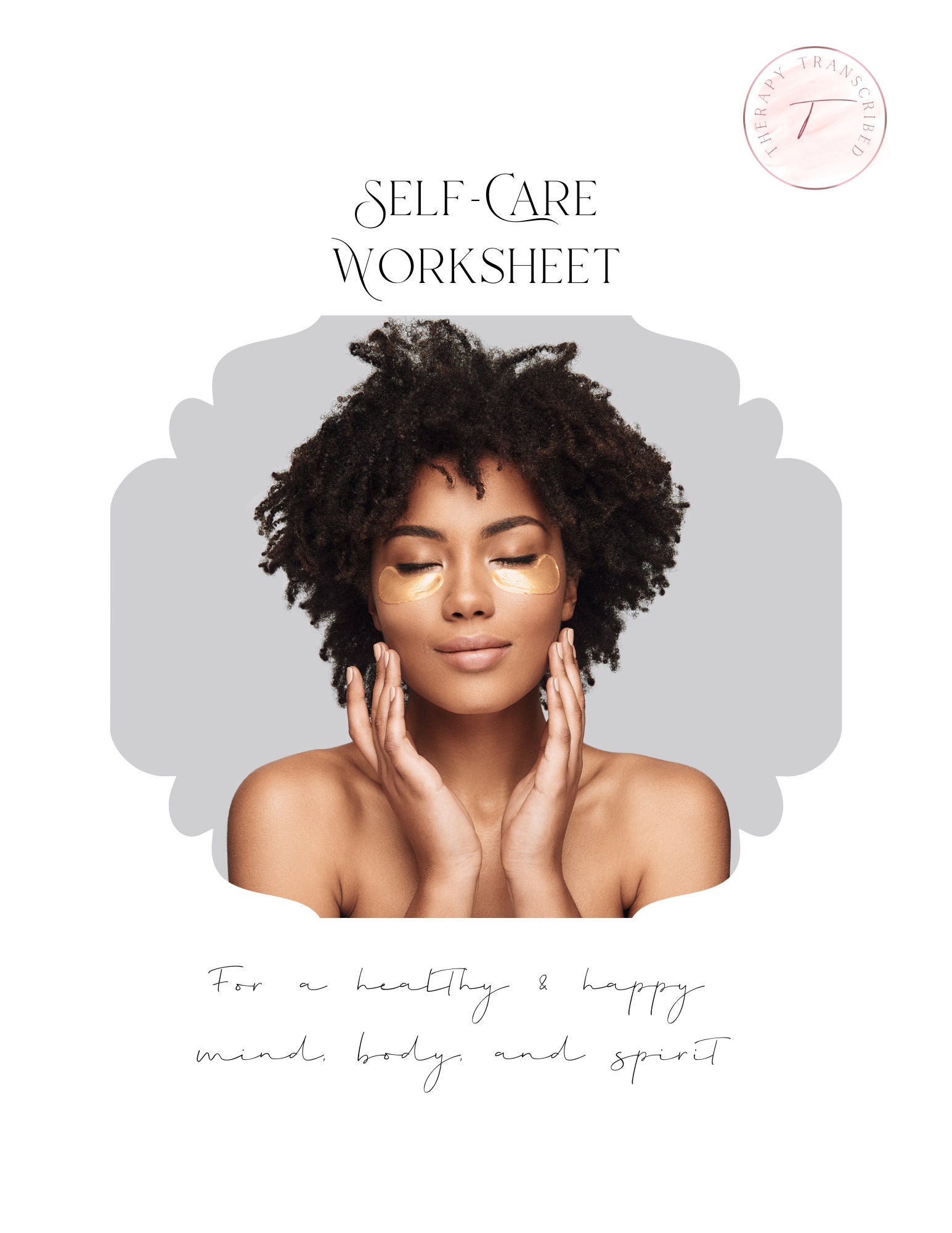 Self Reflection Journal | Therapy Printable | Mental Health | Self Care ...