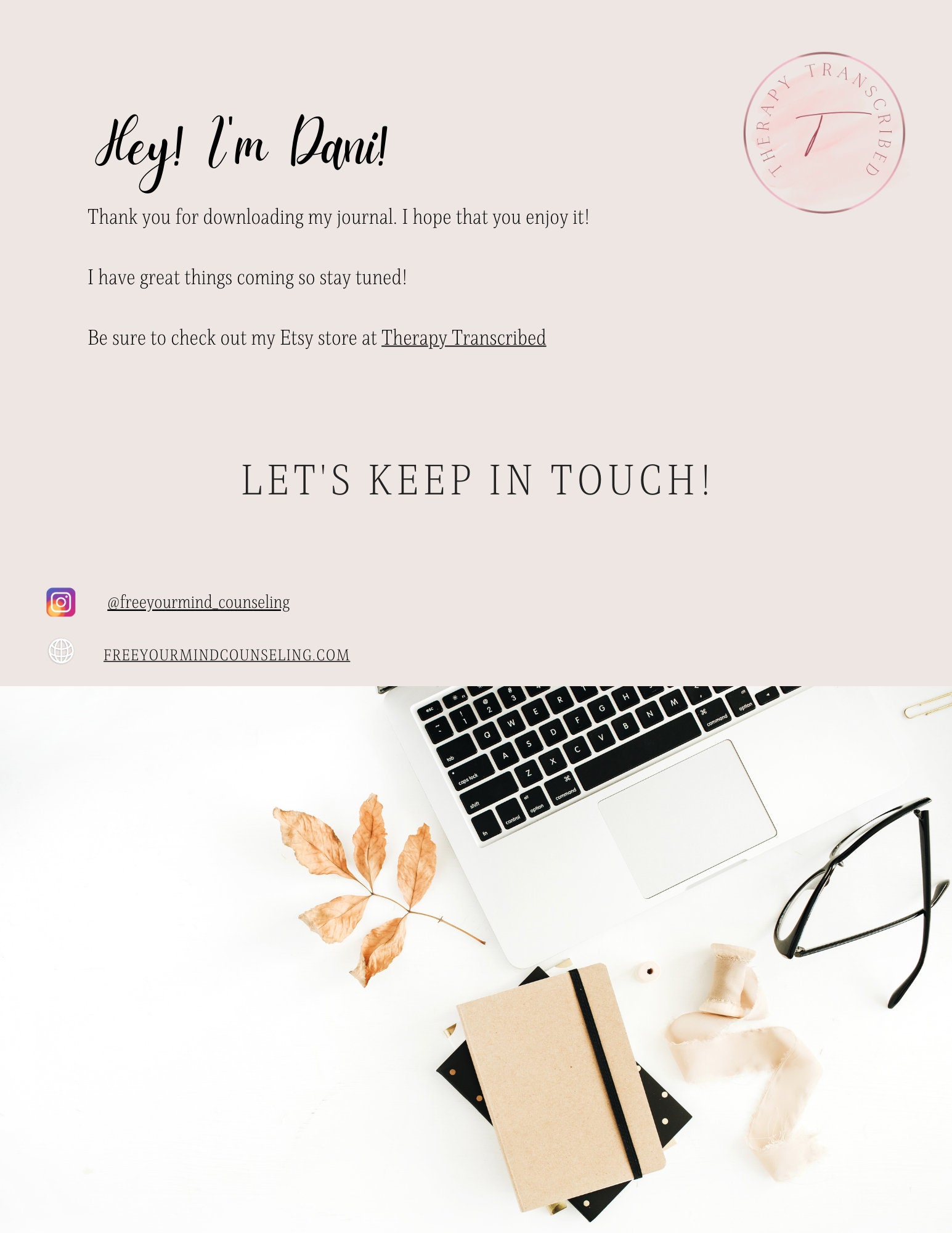Self Reflection Journal | Therapy Printable | Mental Health | Self Care ...