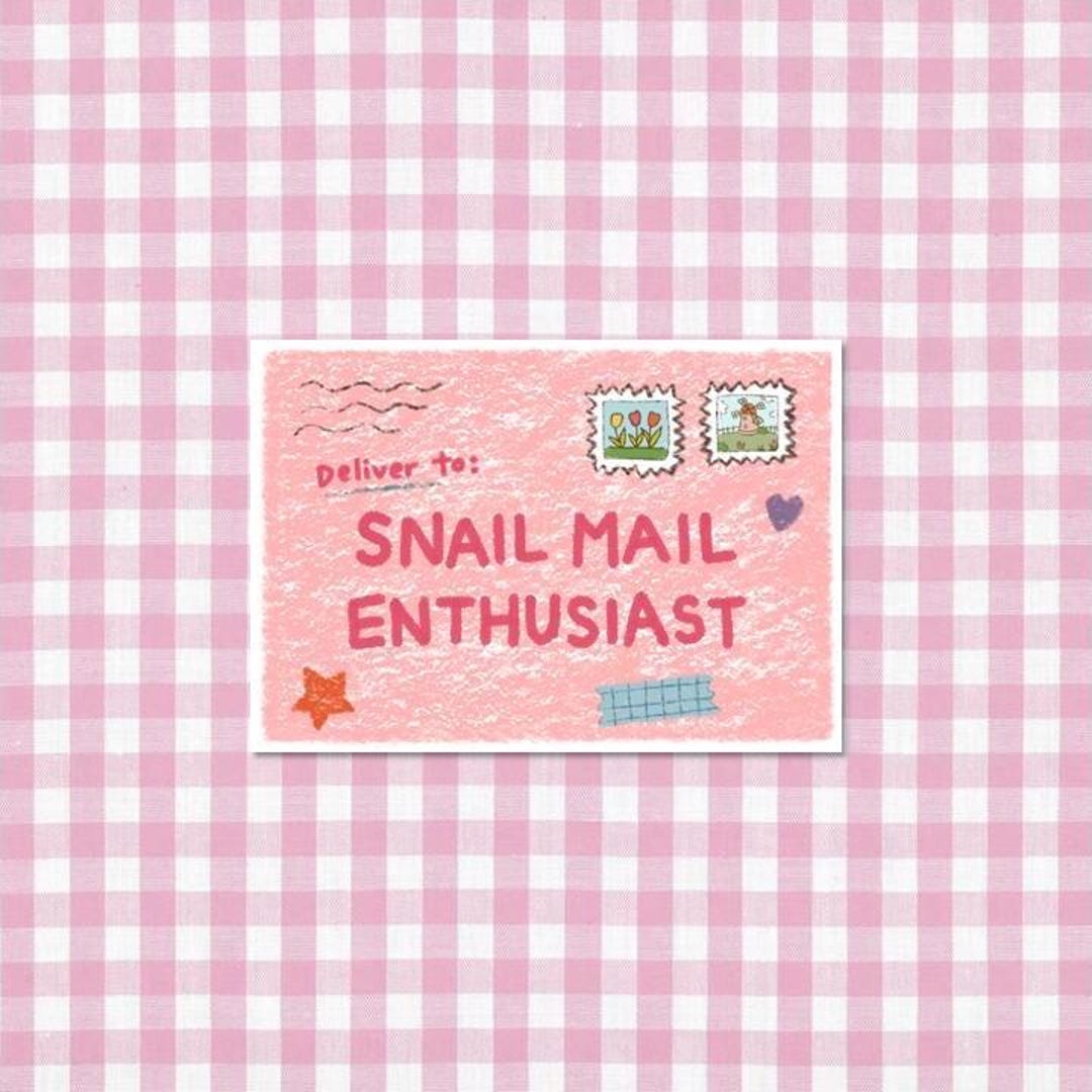 Handmade Snail Mail Sticker, Junk Journal, Custom Stickers, Cute ...