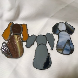 PET DOG CUSTOM Stained Glass Window Decor Sun Catcher Free Shipping - Etsy