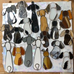PET DOG CUSTOM Stained Glass Window Decor Sun Catcher ( Free Shipping ...