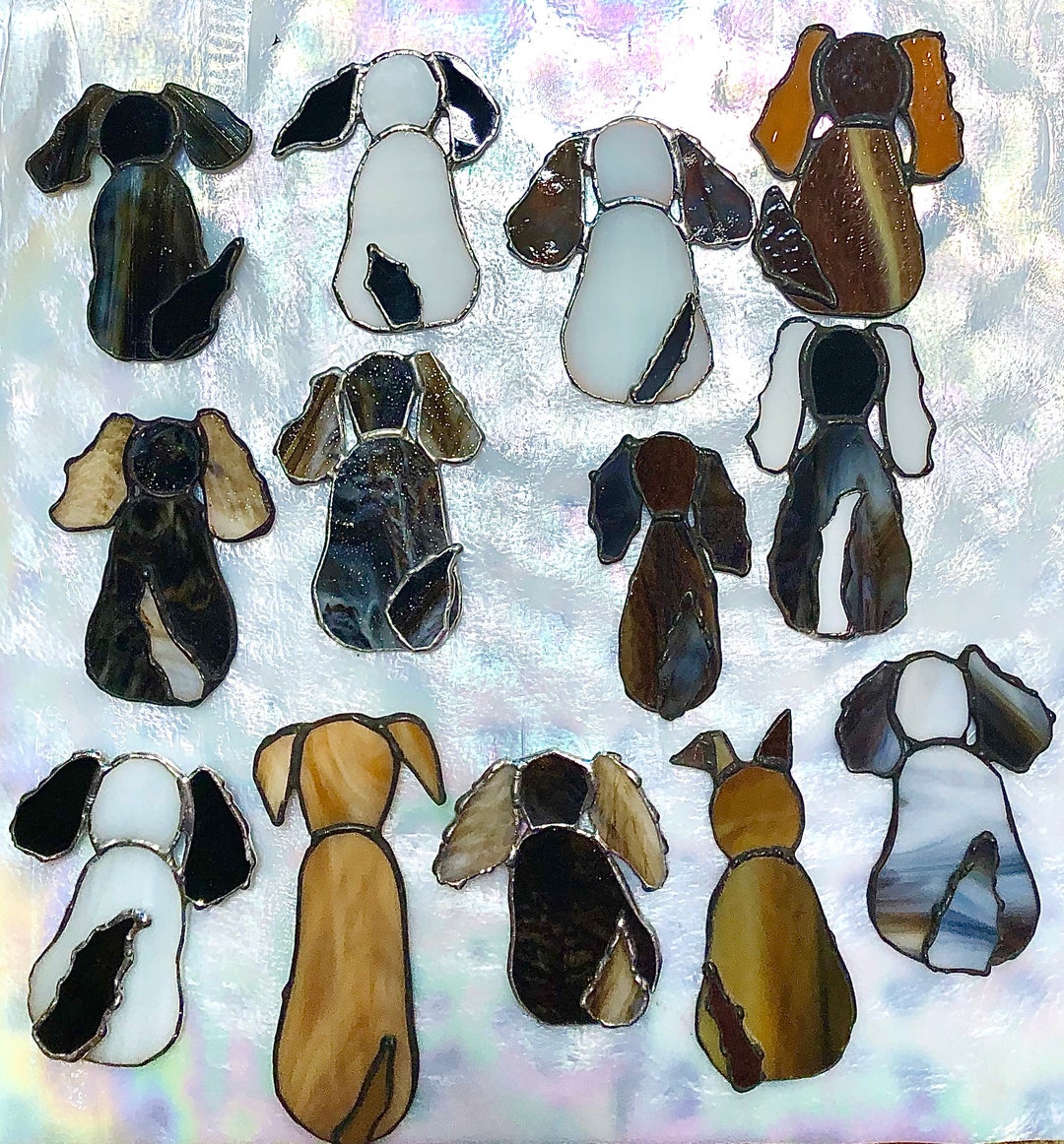 PET DOG CUSTOM Stained Glass Window Decor Sun Catcher ( Free Shipping ...