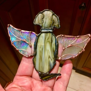 PET DOG CUSTOM Stained Glass Window Decor Sun Catcher ( Free Shipping ...