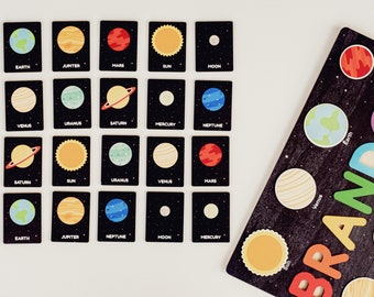 Solar System Memory Matching Game - Etsy