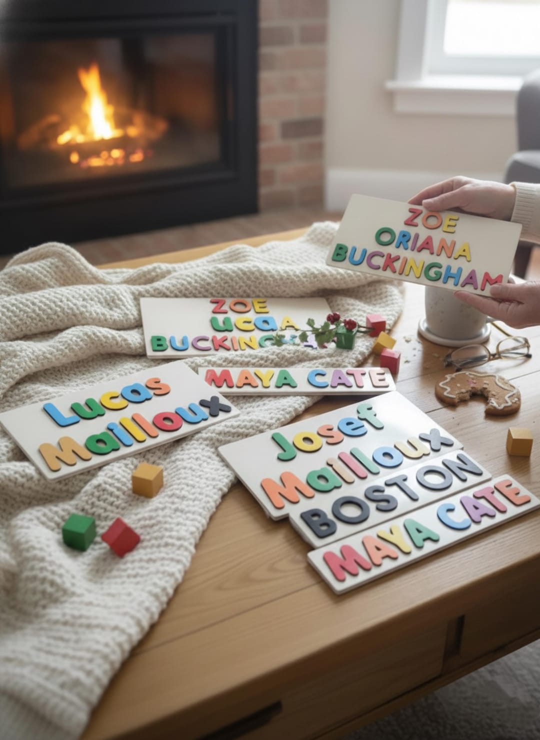 Custom Name Puzzle for Kids – Personalized Wooden Toy for Toddlers - Etsy