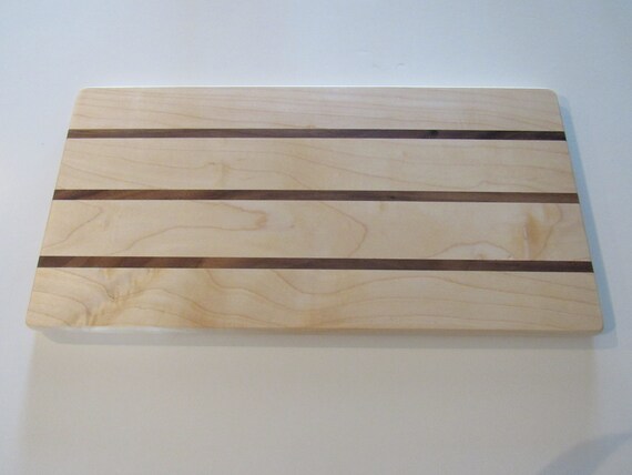 Cutting Board/Striped Cutting Board/Maple/Walnut | Etsy