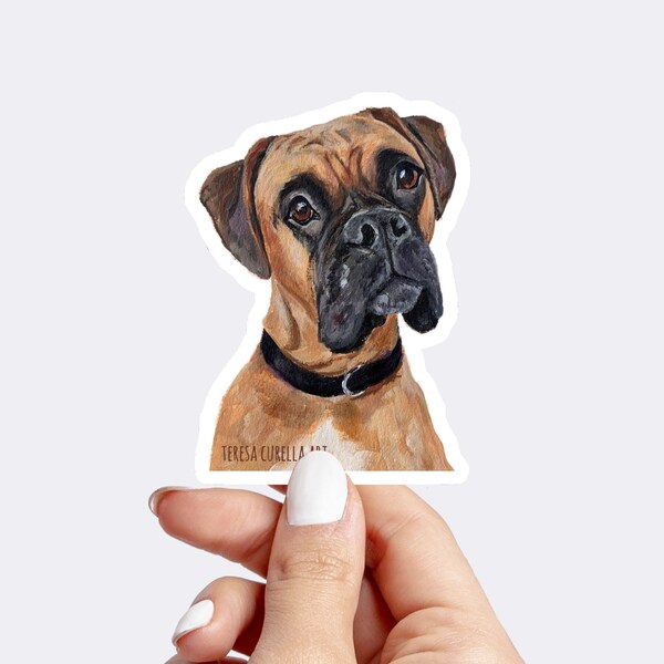 Boxer Sticker - Etsy