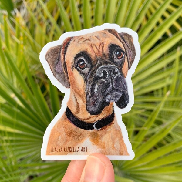 Boxer Sticker - Etsy