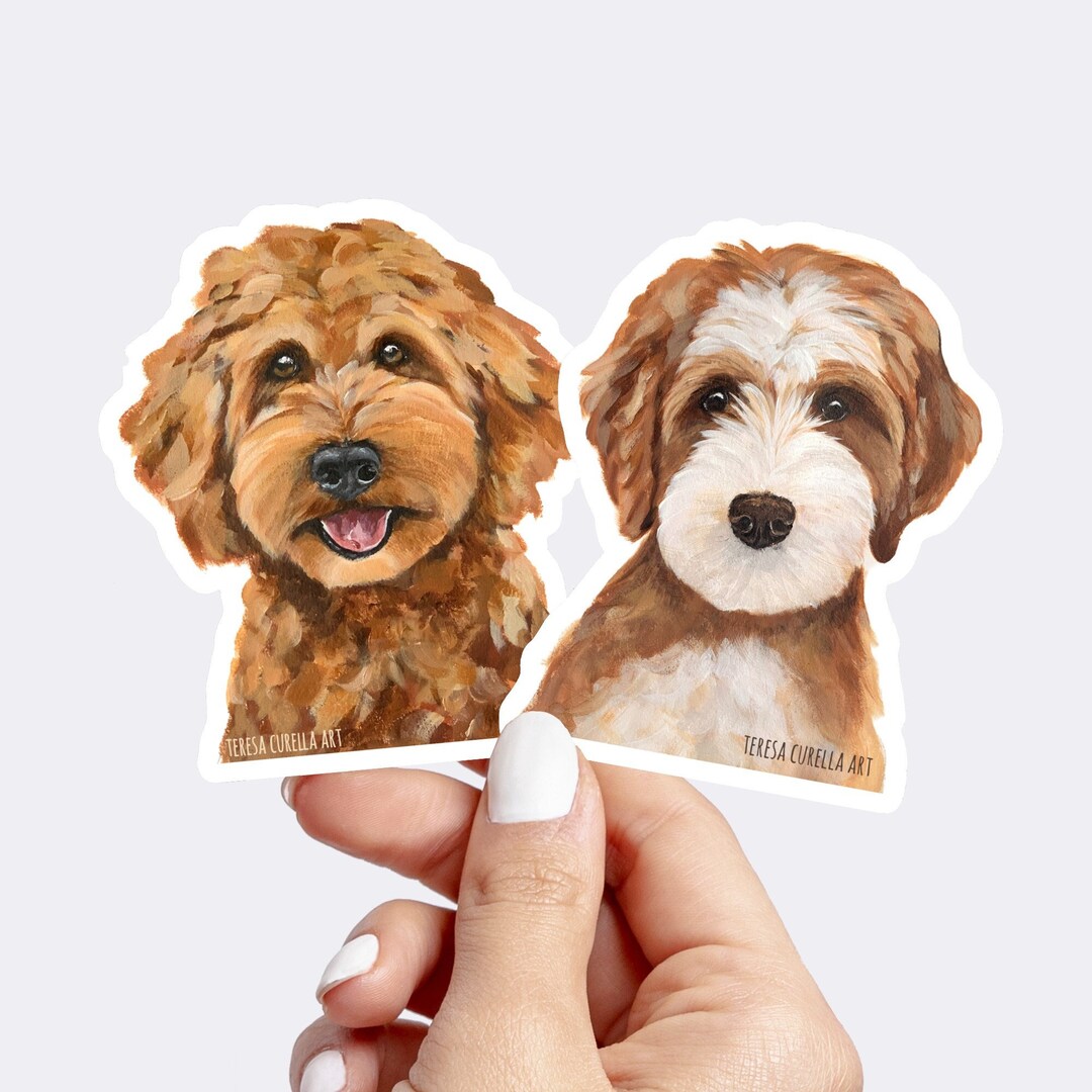 Goldendoodle Sticker, Golden Doodle Sticker, Labradoodle Sticker ...