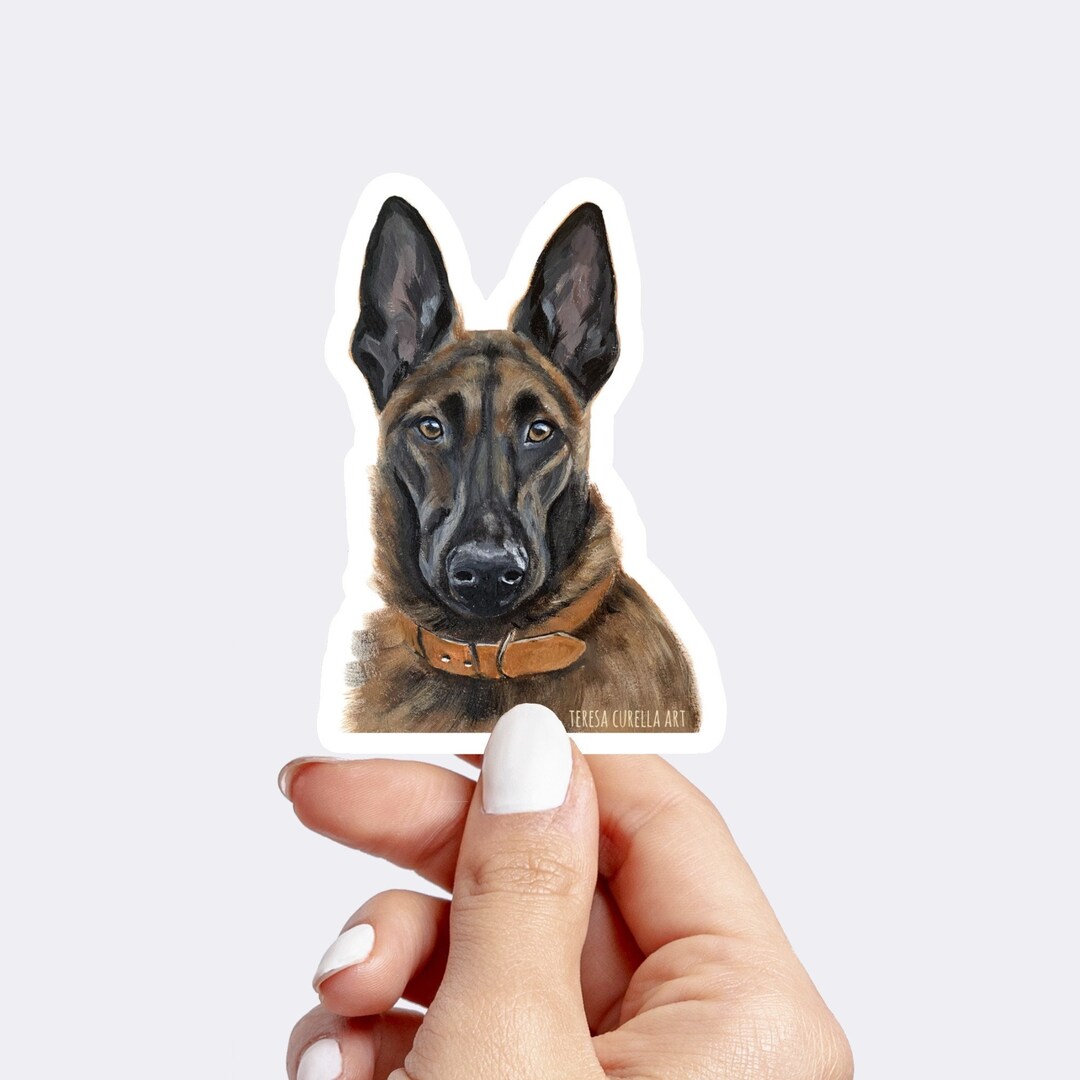 Waterproof Belgian Malinois Sticker - Etsy