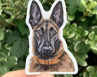 Malinois Sticker - Etsy