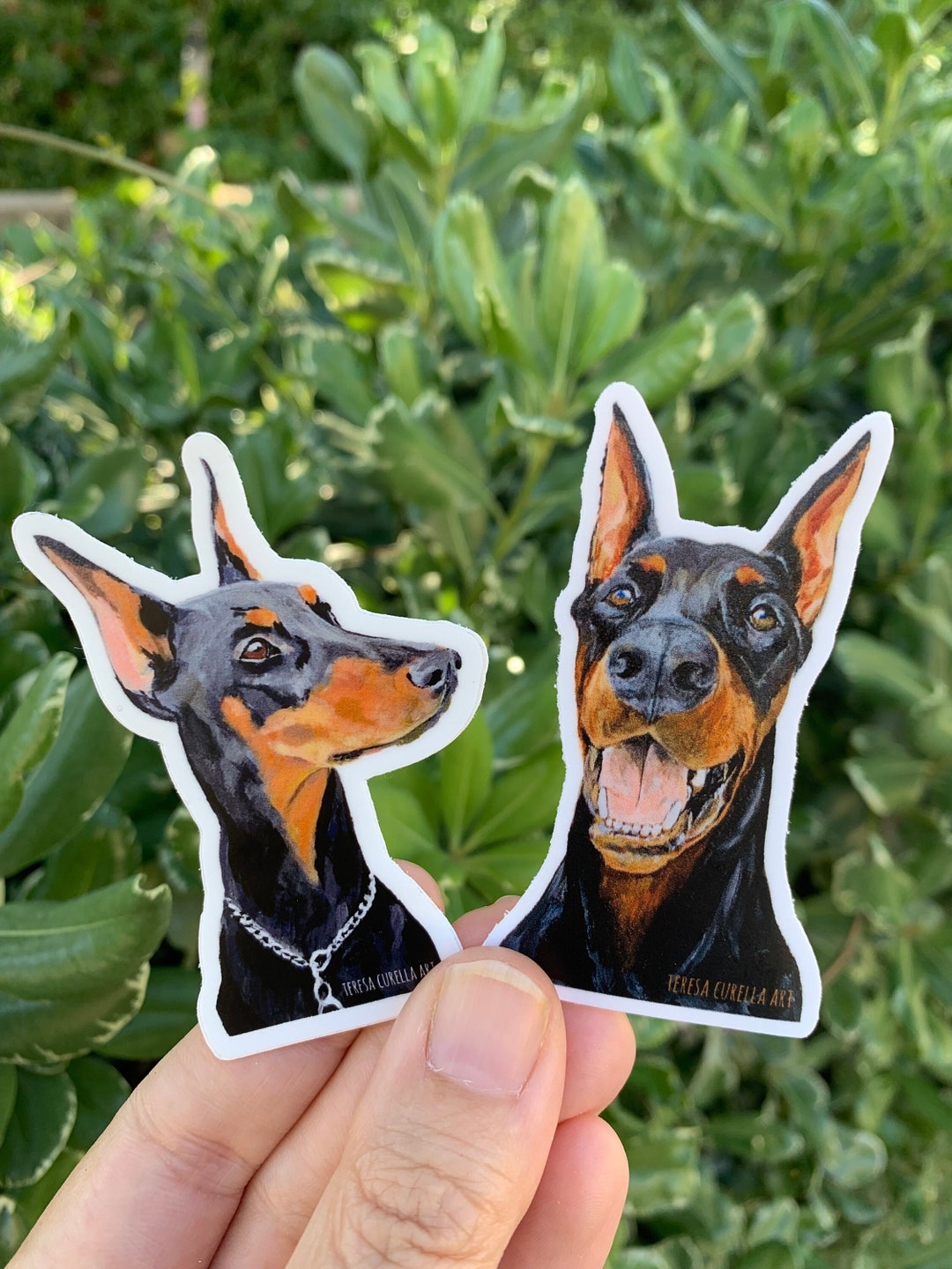 Doberman Sticker, Doberman Sticker Set, Doberman Sticker Bundle ...