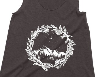 Wanderlust Tank Top, Mountains, Camping, Travel, Outdoors Lover ...
