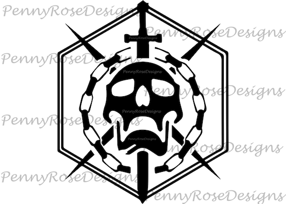 Destiny 2 Death Skull / Destiny 2 SVG / D2 Raid Emblem / | Etsy