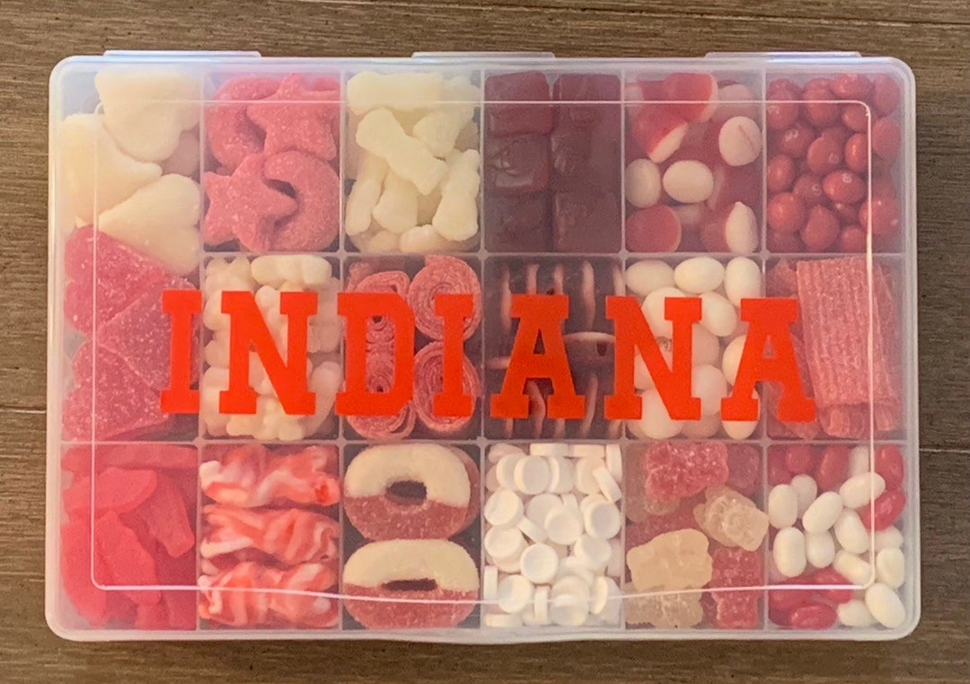 College Compartment Candy Box - Etsy