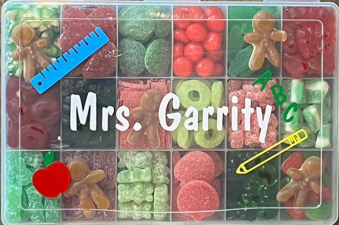 Teacher Gift Personalized Candy Box - Etsy