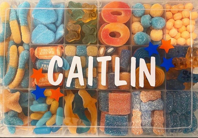 College Compartment Candy Box - Etsy