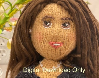 PATTERN PDF Vice President Kamala Harris Crochet Amigurumi Crochet Doll ...