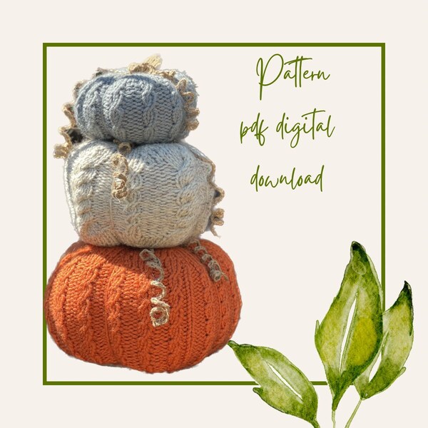 Free Pumpkin Knitting Pattern - Etsy