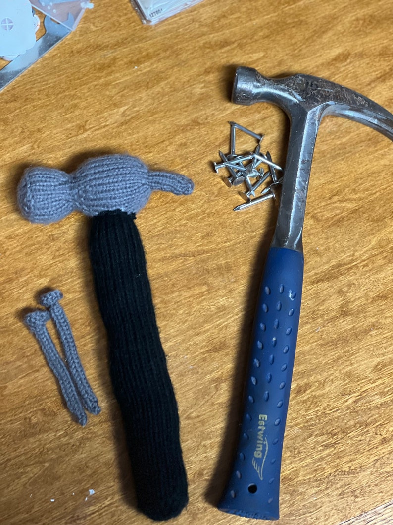 Tool Set Knitting Pattern, Newborn Photo Prop, Father’s Day Gift, Toy ...