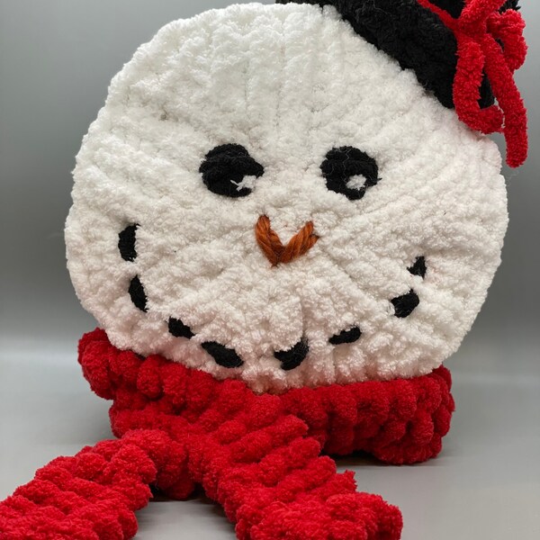 Snowman Pillow - Etsy