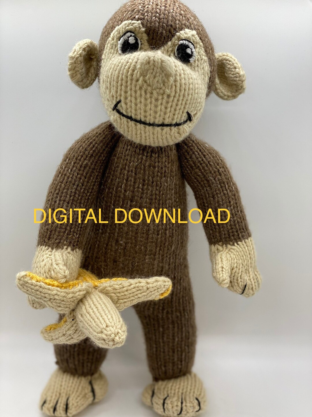 Monkey Knitting Pattern, Monkey Amigurumi, Monkey Pattern - Etsy