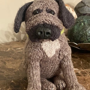 English Bulldog Knitting Pattern - Etsy