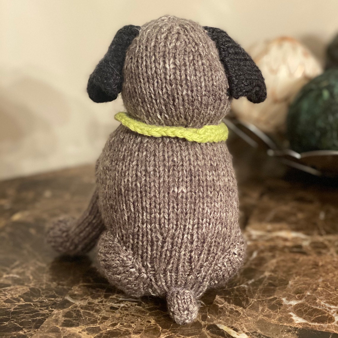 English Bulldog Knitting Pattern - Etsy