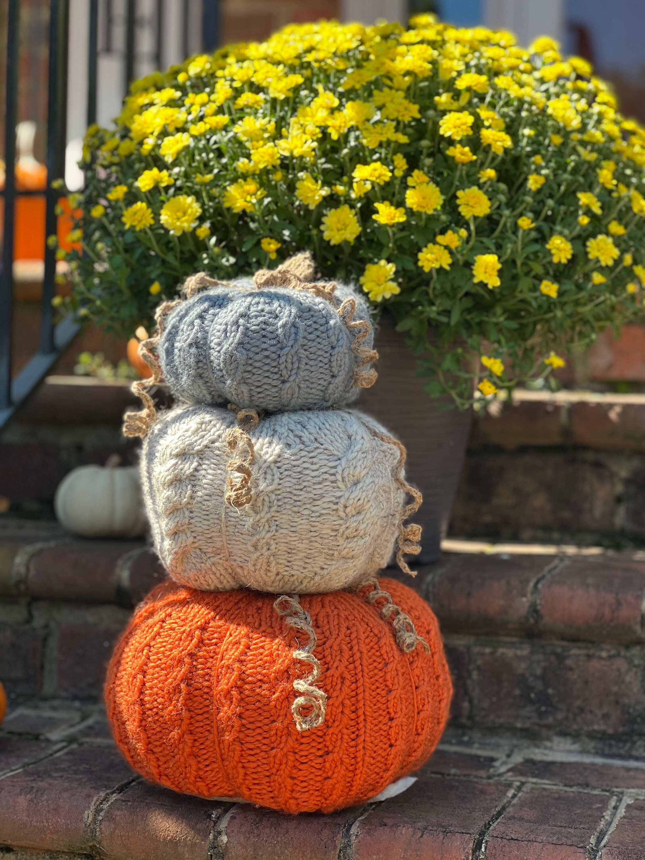 Cabled Pumpkin Pattern, Centerpiece, Fall Decor, Knitting Pattern - Etsy